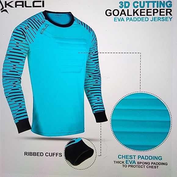 kalci | Shirts | New With Tags Mens Small Goalkeeper Soccer Jersey ...